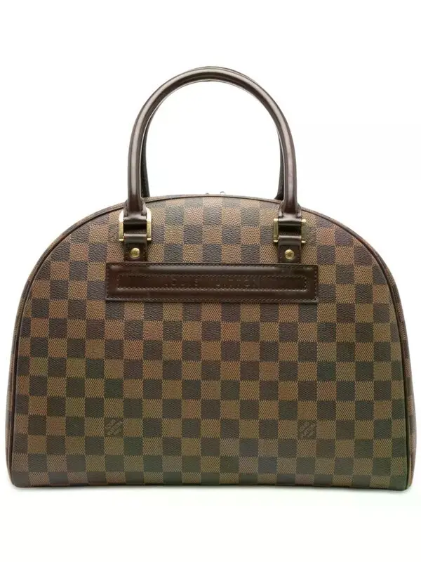 LOUIS VUITTON 2004 Damier Ebene Nolita Handbag - Brown