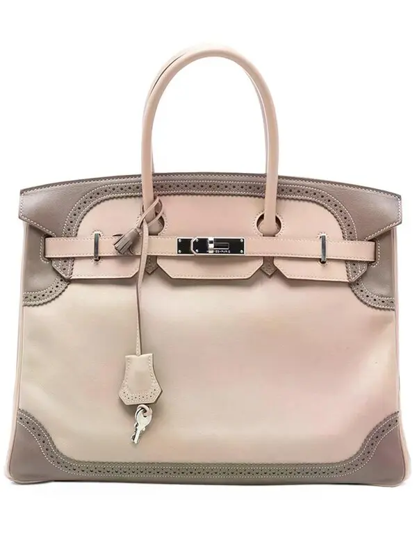 Hermès 2013 Ghillies Birkin Retourne 35 Handbag - Brown