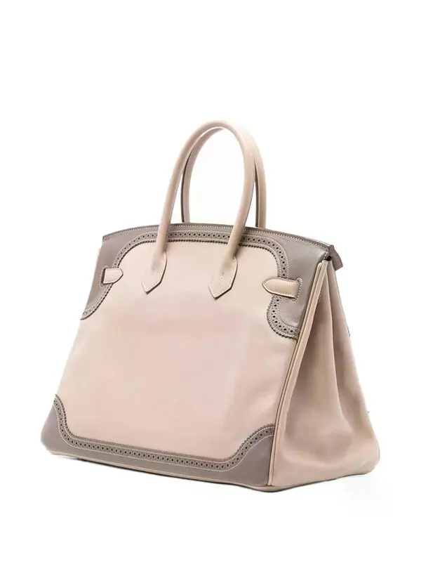 Hermès 2013 Ghillies Birkin Retourne 35 Handbag - Brown