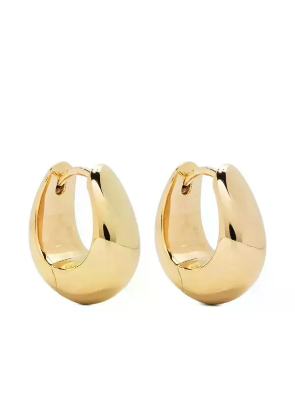 Tom Wood Small Ice Hoop Earrings - Gold