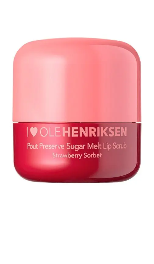 OLEHENRIKSEN Pout Preserve Sugar Melt Lip Scrub - Strawberry Sorbet