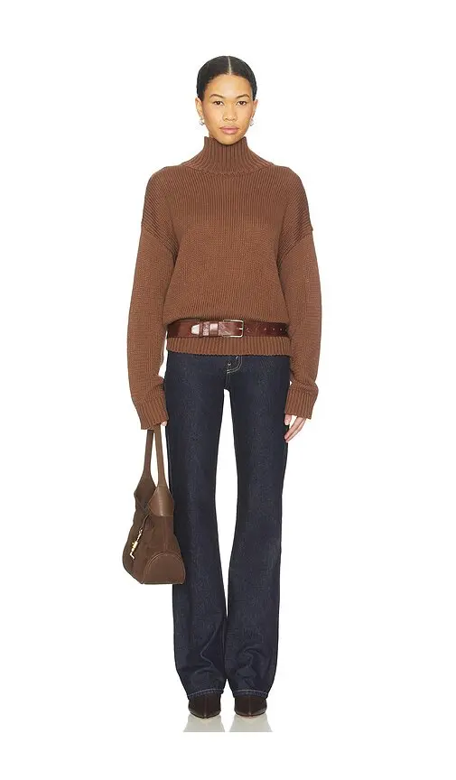 SNDYS. Elm High Neck Knit Jumper