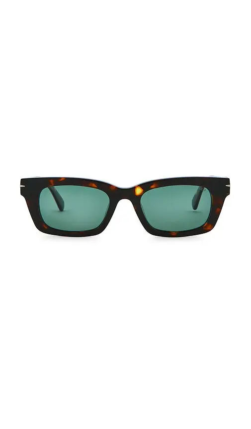 SAD EYEWEAR Ace Polarized Sunglasses - Tortoise Shell & Olive Lens