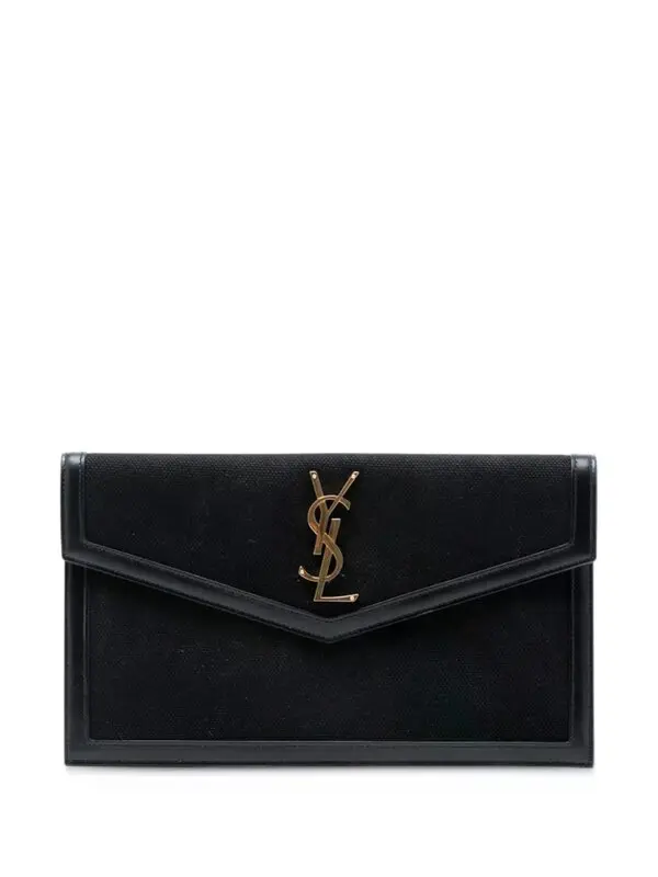 Saint Laurent 2020 Canvas Monogram Uptown Pouch