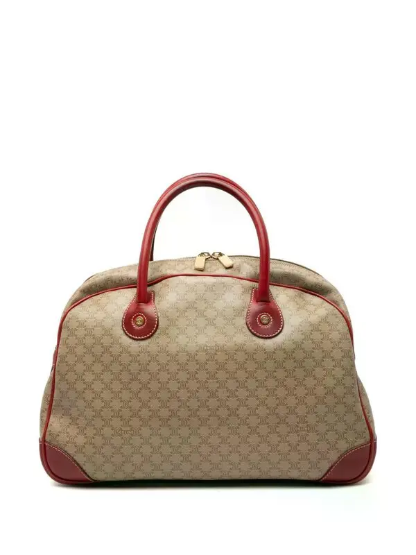 Celine 2002 Macadam Coated Canvas Handbag