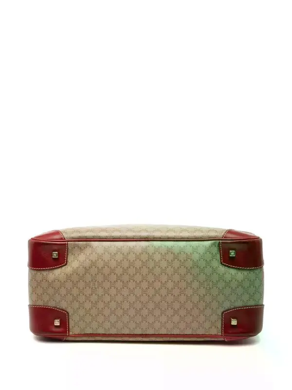 Celine 2002 Macadam Coated Canvas Handbag