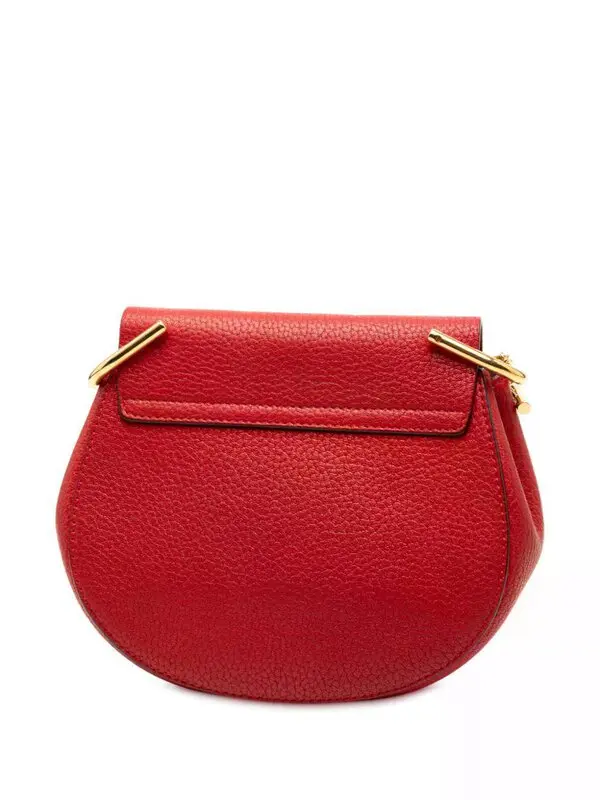 Chloé 2016 Small Leather Drew Crossbody Bag - Red