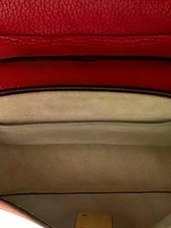 Chloé 2016 Small Leather Drew Crossbody Bag - Red