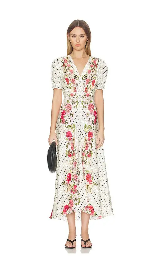 Saloni Lea Long Dress