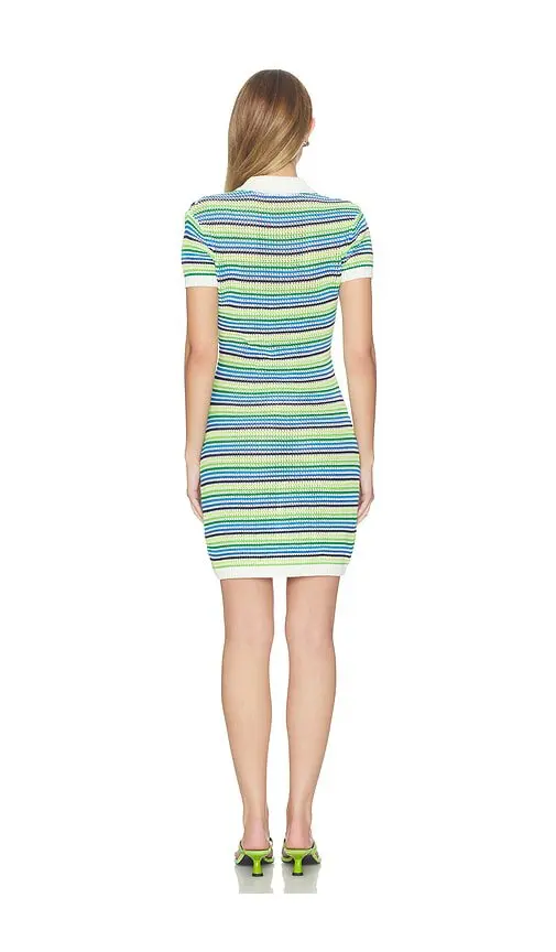 casablanca knit dress Casablanca Crochet Knit Mini Dress With Patches  Balardi