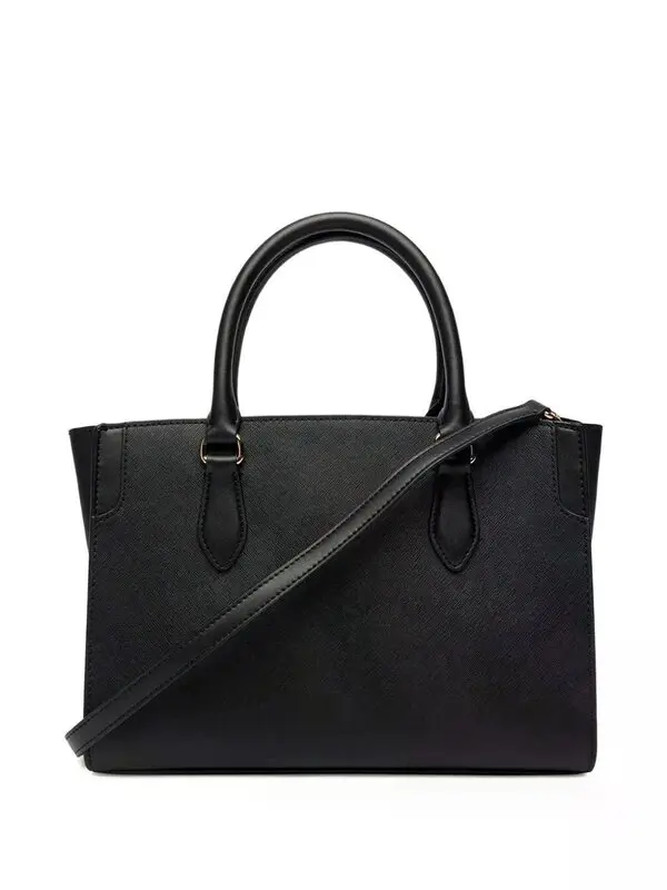 Michael Kors Medium Becca Logo-charm Tote Bag - Black