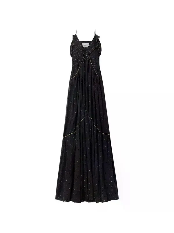 MARANT ETOILE Vasma Ruffled V-neck Maxi Dress