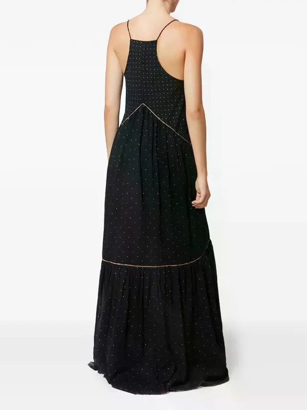 MARANT ETOILE Vasma Ruffled V-neck Maxi Dress