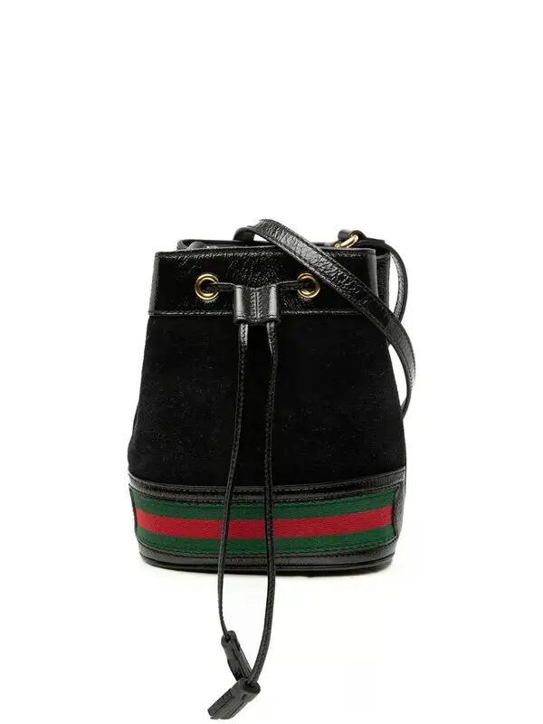 Gucci Mini Ophidia Bucket Bag - Black