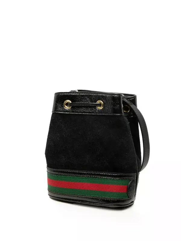 Gucci Mini Ophidia Bucket Bag - Black