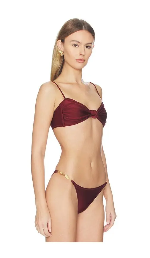 SHANI SHEMER Maren Bandeau Bikini Top