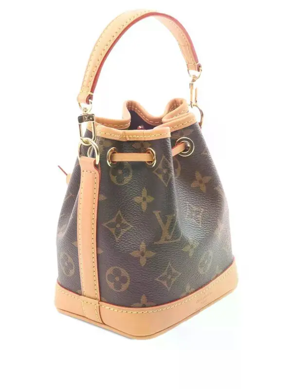 LOUIS VUITTON 2021-2026 Monogram Nano Noe Bucket Bag - Brown