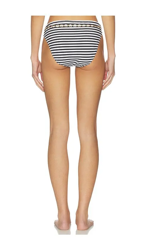 L'Agence Nicole Bikini Bottom - Black