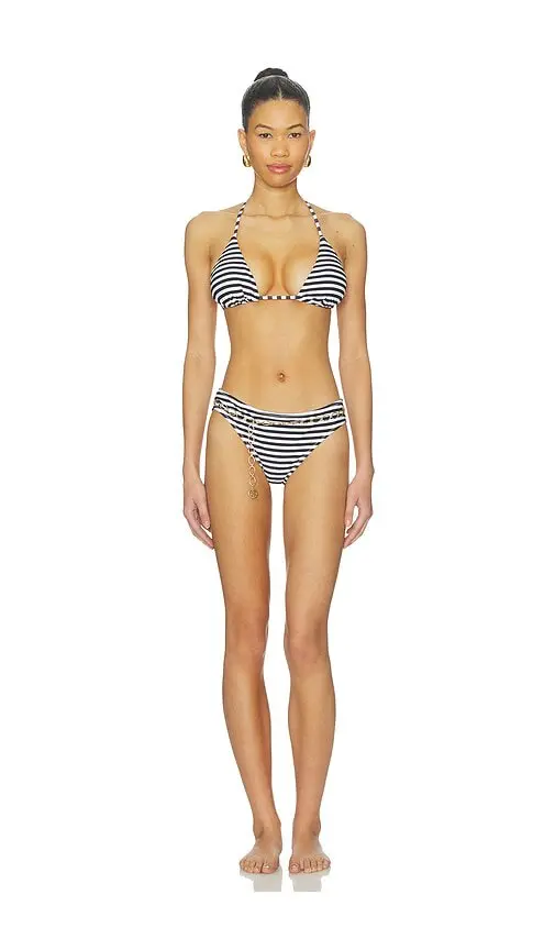 L'Agence Nicole Bikini Bottom - Black