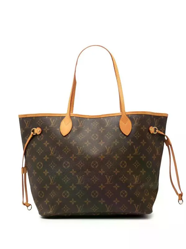 LOUIS VUITTON 2008 Monogram Neverfull Mm Tote Bag - Brown