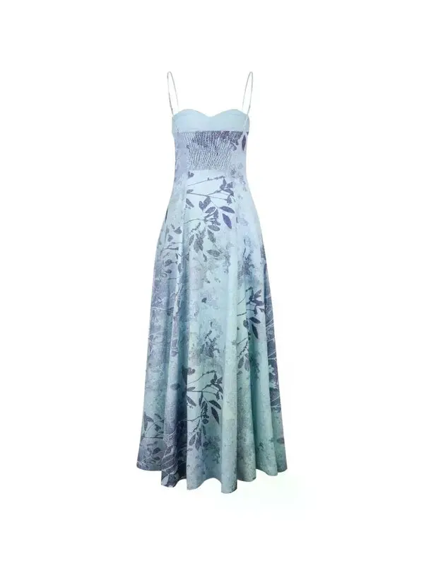 Simkhai Floral Print Maxi Dress
