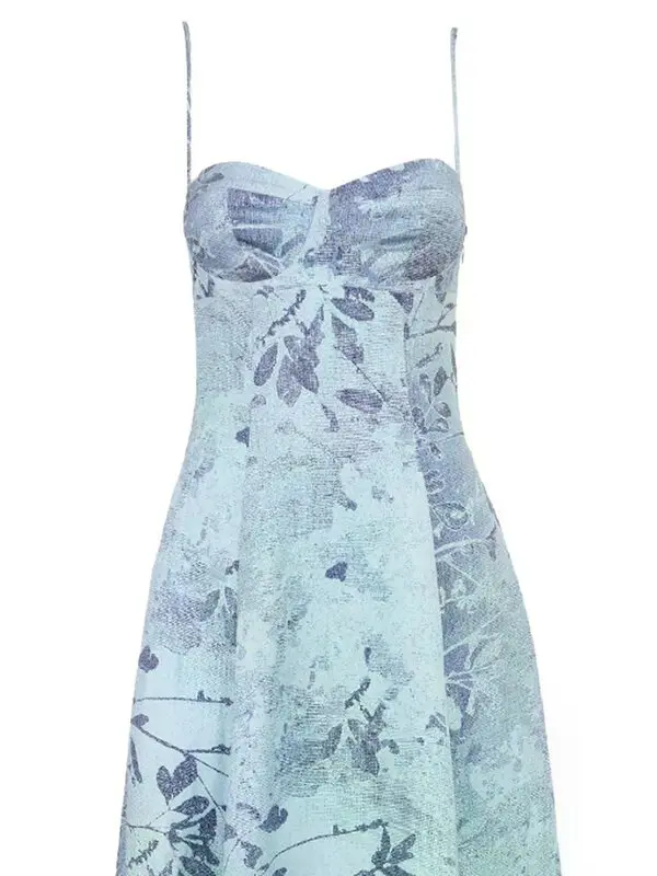 Simkhai Floral Print Maxi Dress