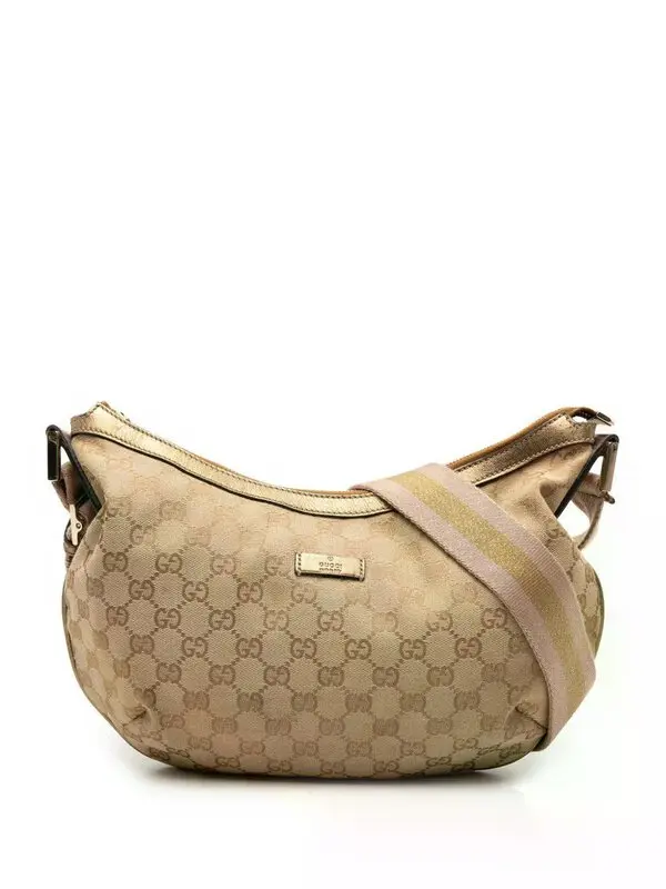 Gucci Gg Canvas Web Crossbody Bag 2000-2015 - Brown