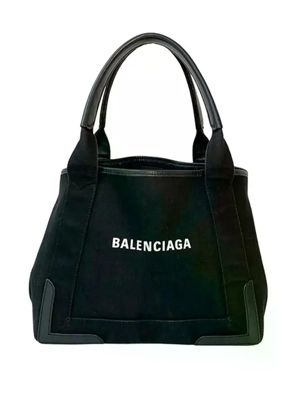 Balenciaga Canvas Cabas S Tote Bag - Black