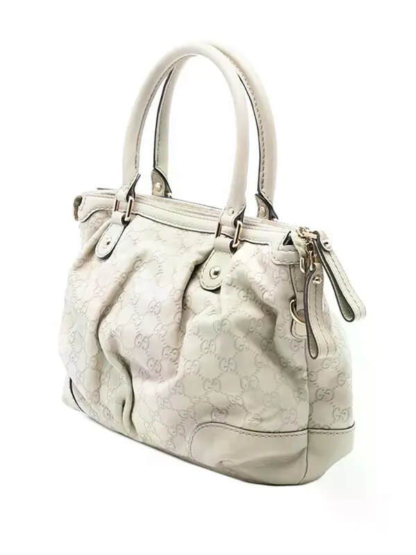 Gucci Sima Sukey Satchel - White