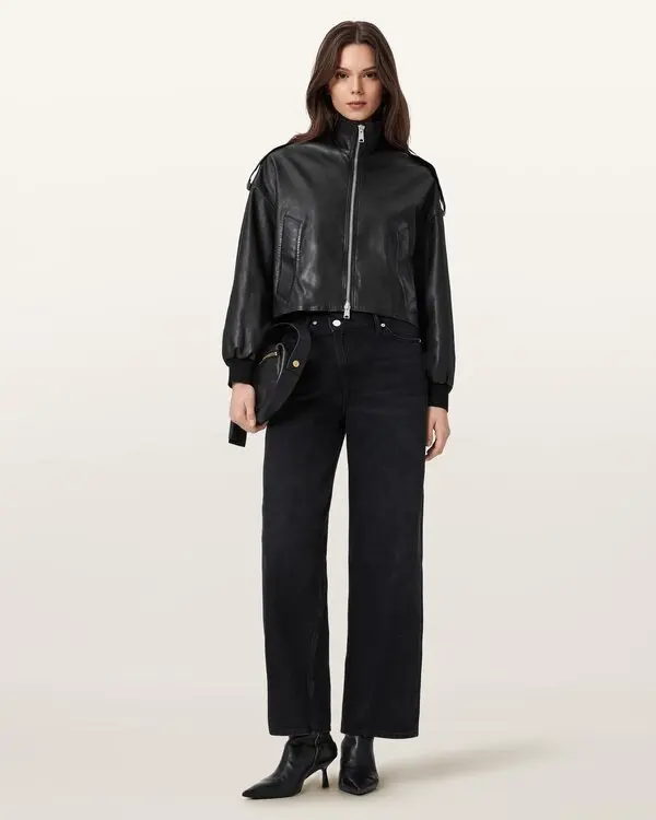 ALLSAINTS Lowden Leather Jacket