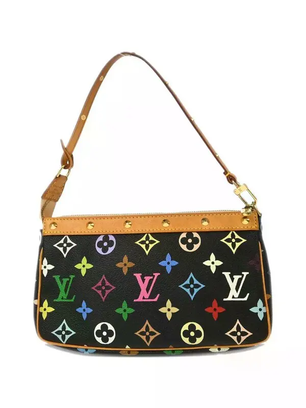 LOUIS VUITTON 2003 Pochette Accessories Shoulder Bag - Black