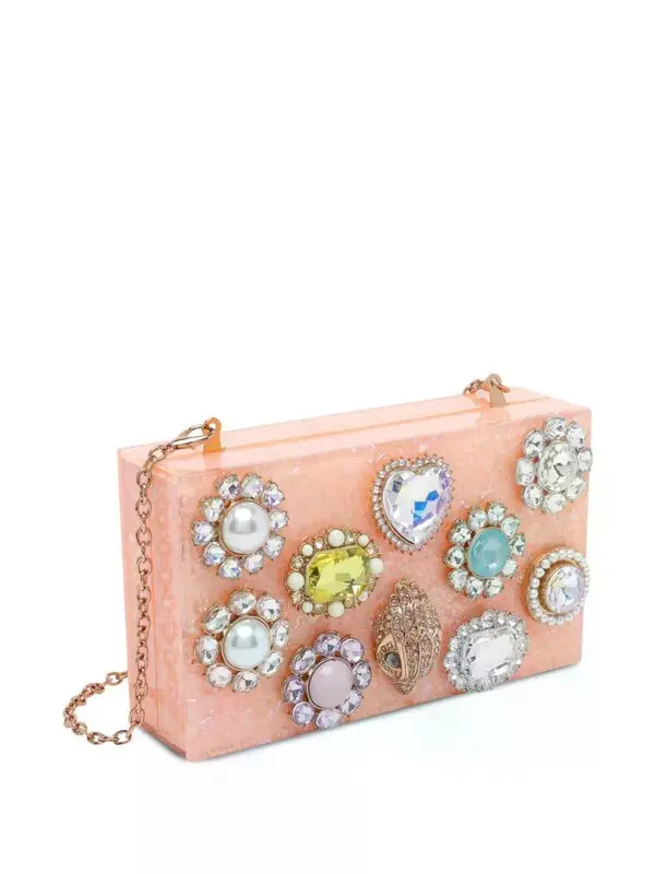 Kurt Geiger Crystals Box Clutch