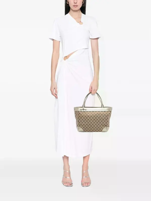 Gucci Gg Canvas Mayfair Tote - Brown