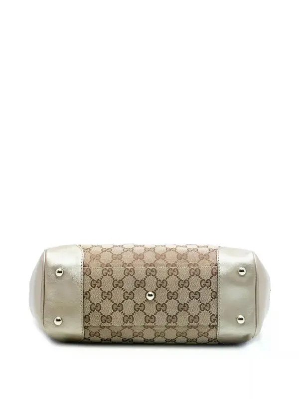 Gucci Gg Canvas Mayfair Tote - Brown