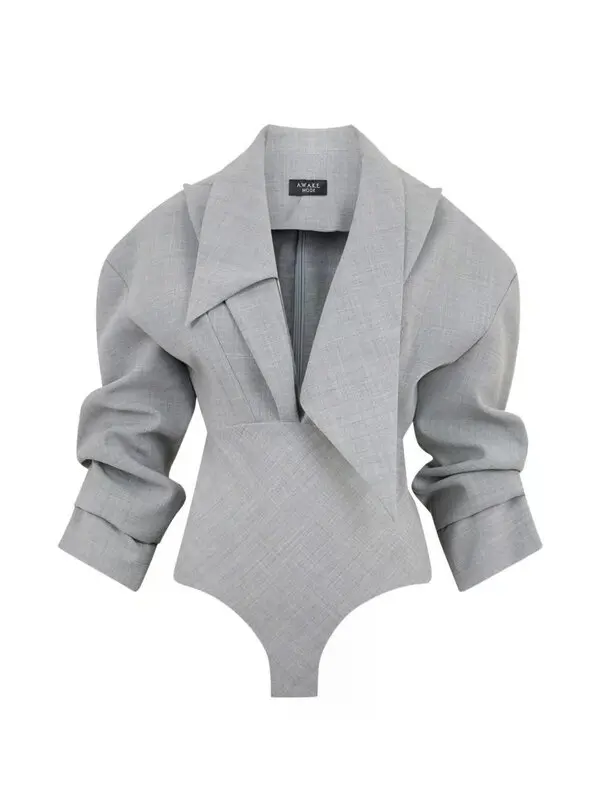 A.W.A.K.E. Mode Tailored Ruched Bodysuit