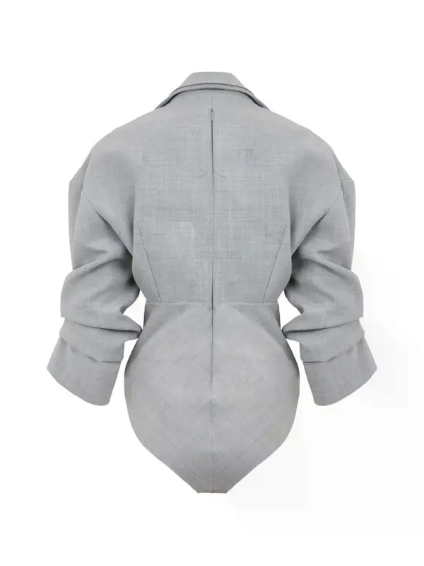A.W.A.K.E. Mode Tailored Ruched Bodysuit