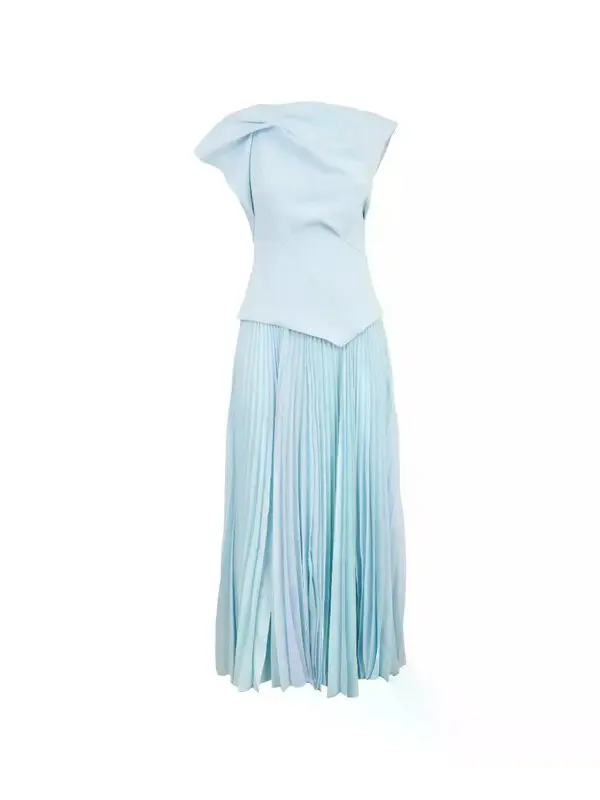 Acler Cornmore Pleated Midi Dress