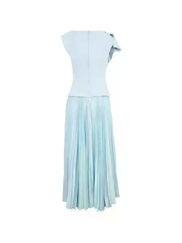 Acler Cornmore Pleated Midi Dress