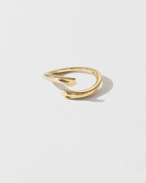 ROXANNE FIRST Gold Shooting Star Ring