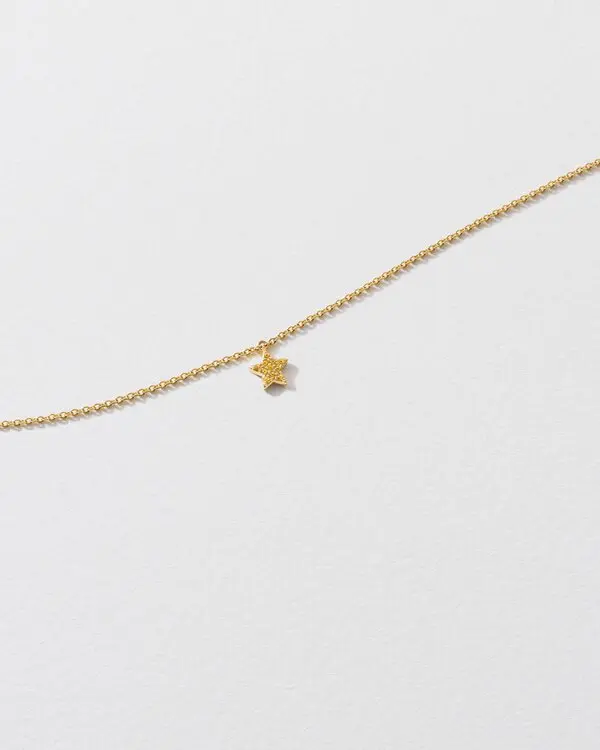 ROXANNE FIRST Star Icon Necklace - Yellow Gold
