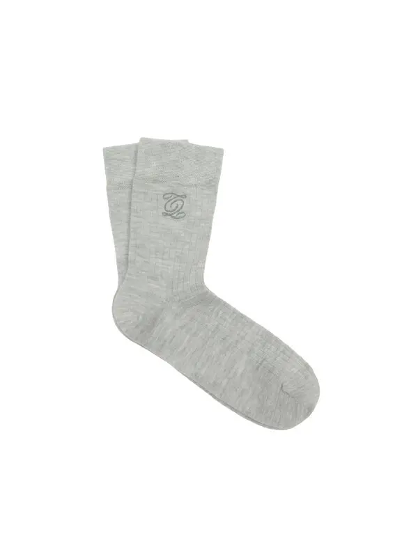 Tess Lorenz Cashmere Socks - Grey