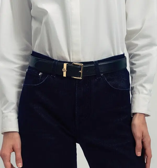 TESS LORENZ Belt With Goose Buckle