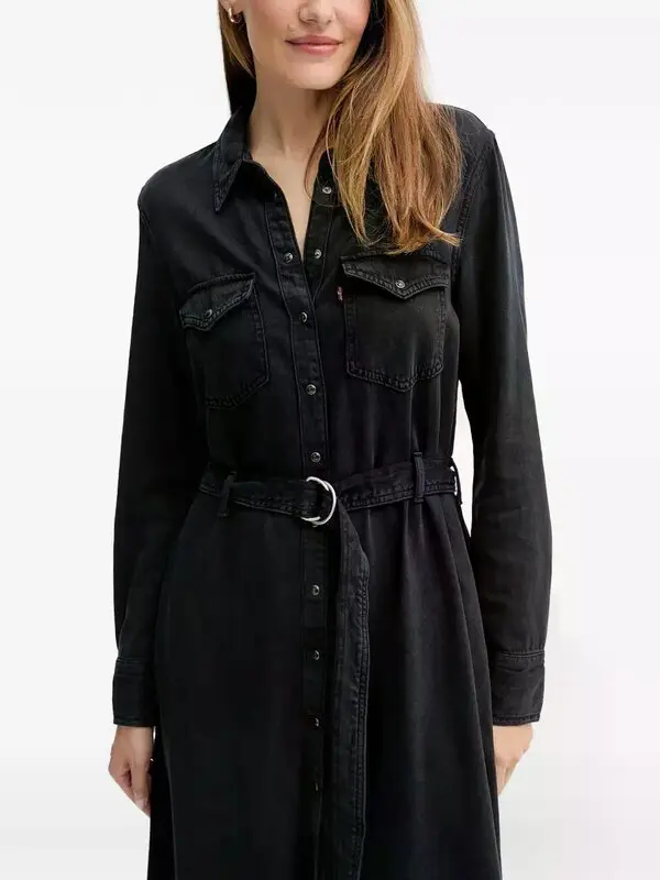 LEVI'S Belted Denim Shirt Dress