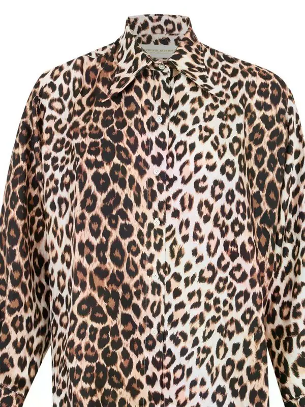 La Prestic Ouiston Panther Print Shirt