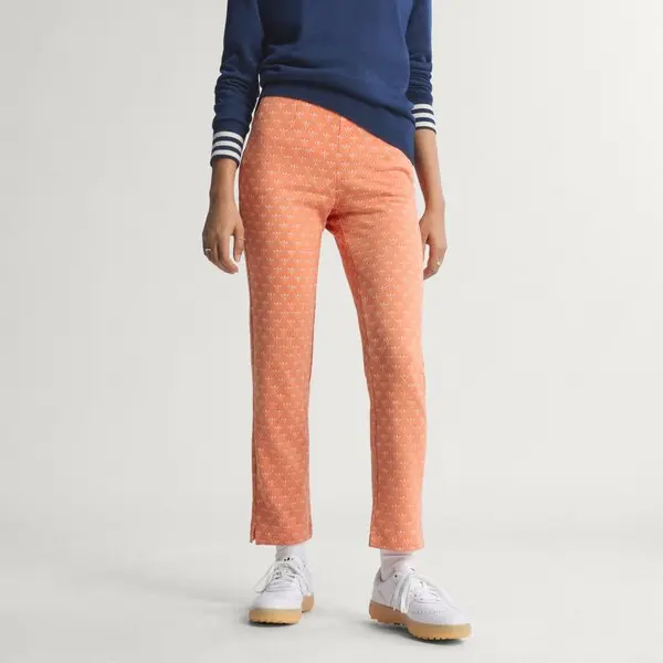 Adidas Originals All Over Print Pants - Dusky Orange