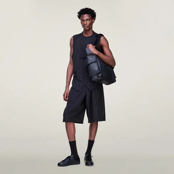 Adidas Y-3 Sport Uniform Pinstripe Tailored Vest