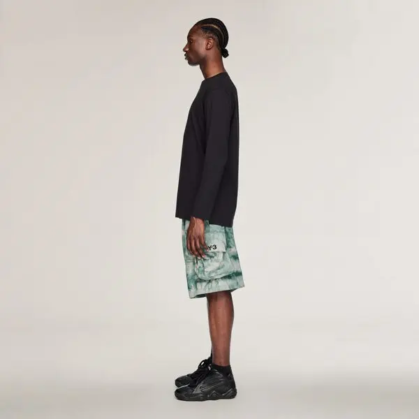 Adidas Y-3 All Over Print Nylon Shorts