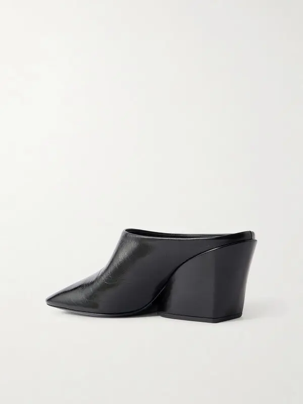 Proenza Schouler Slant Leather Mules