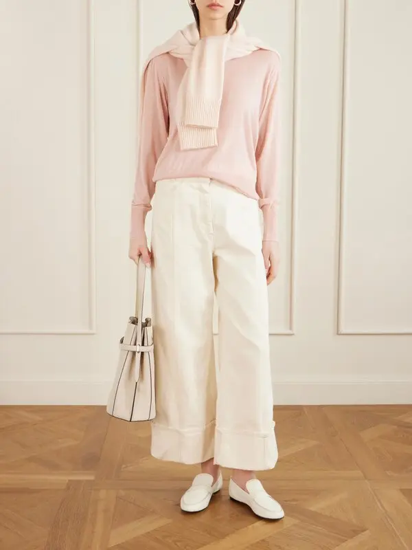 Another Tomorrow Organic Wide-leg Jeans