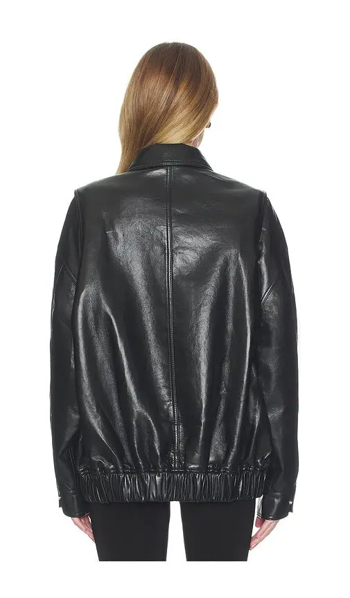 AGOLDE Aston Bomber Jacket - Black